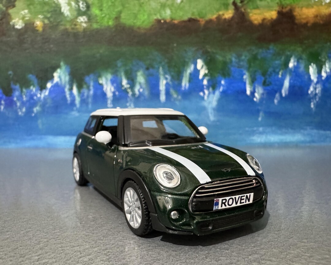 Personalised Name Plate Licensed Mini Cooper S – 1:39 Scale Diecast ...