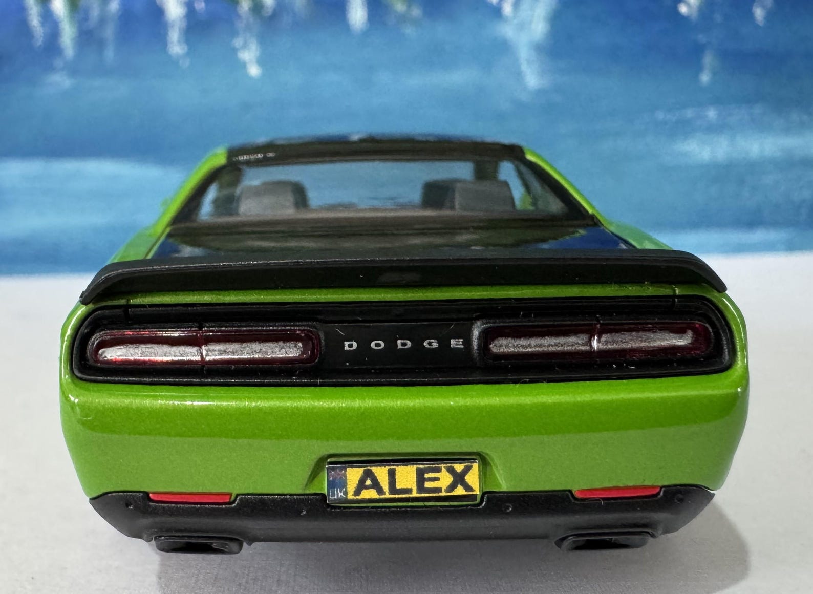 Custom Name Plate Dodge Challenger SRT Demon 170 - 1:40 Scale Toy Car ...