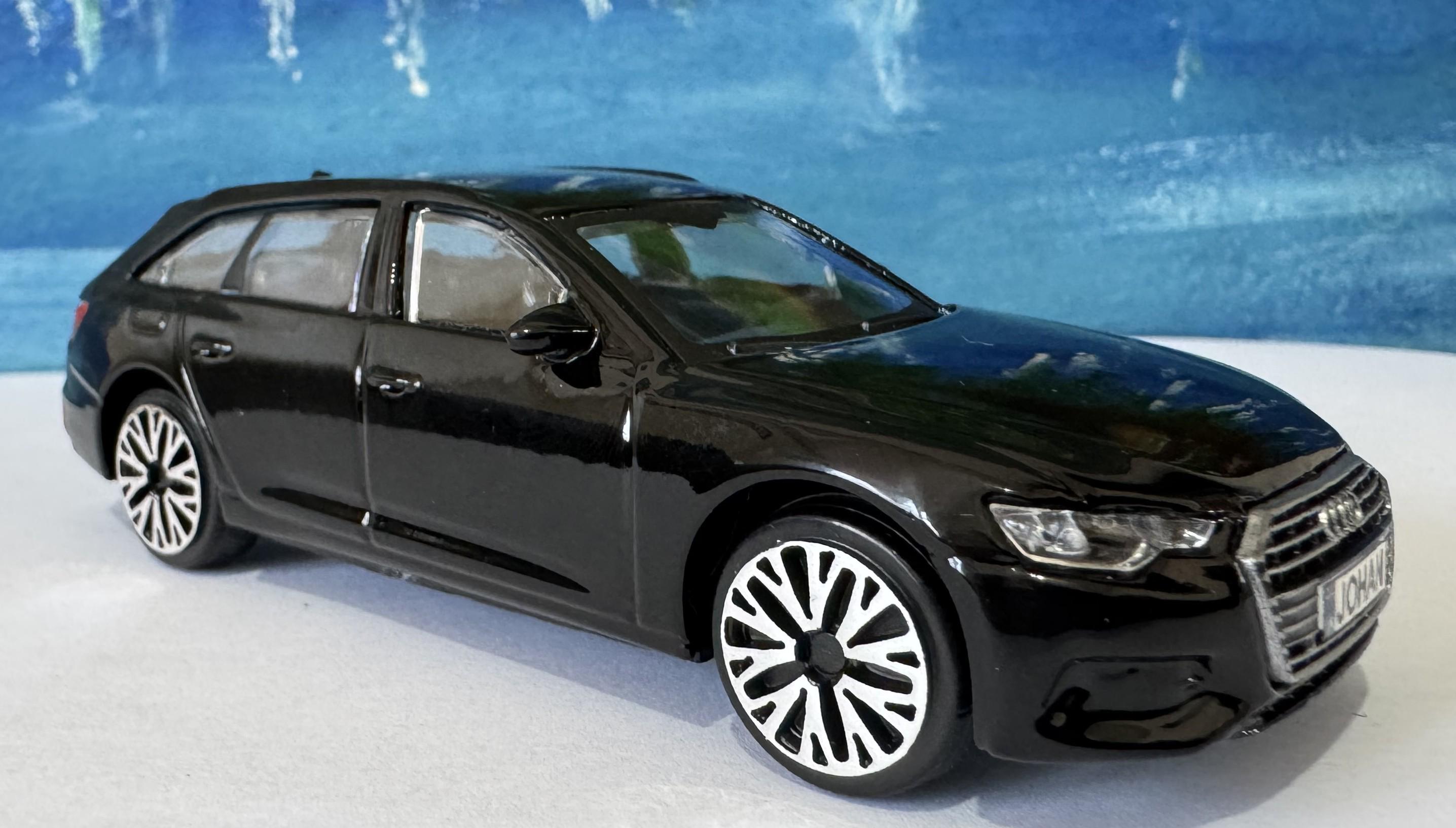 Audi A6 1:43 Scale Model Car - Custom License Plate | Personalized Gift ...
