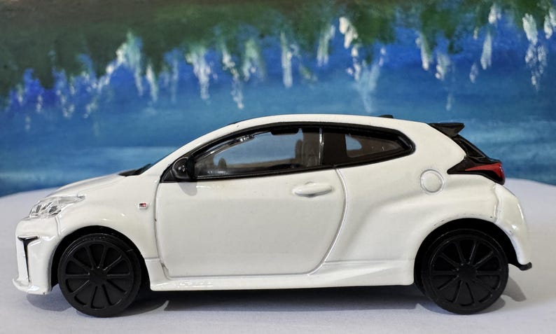 Toyota Yaris GR 1:43 Scale Model Car - Custom Name Plate | Personalized ...