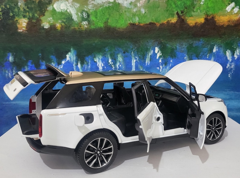 Personalized Name Plate for Range Rover SV 2022 1:24 Model - With Light ...