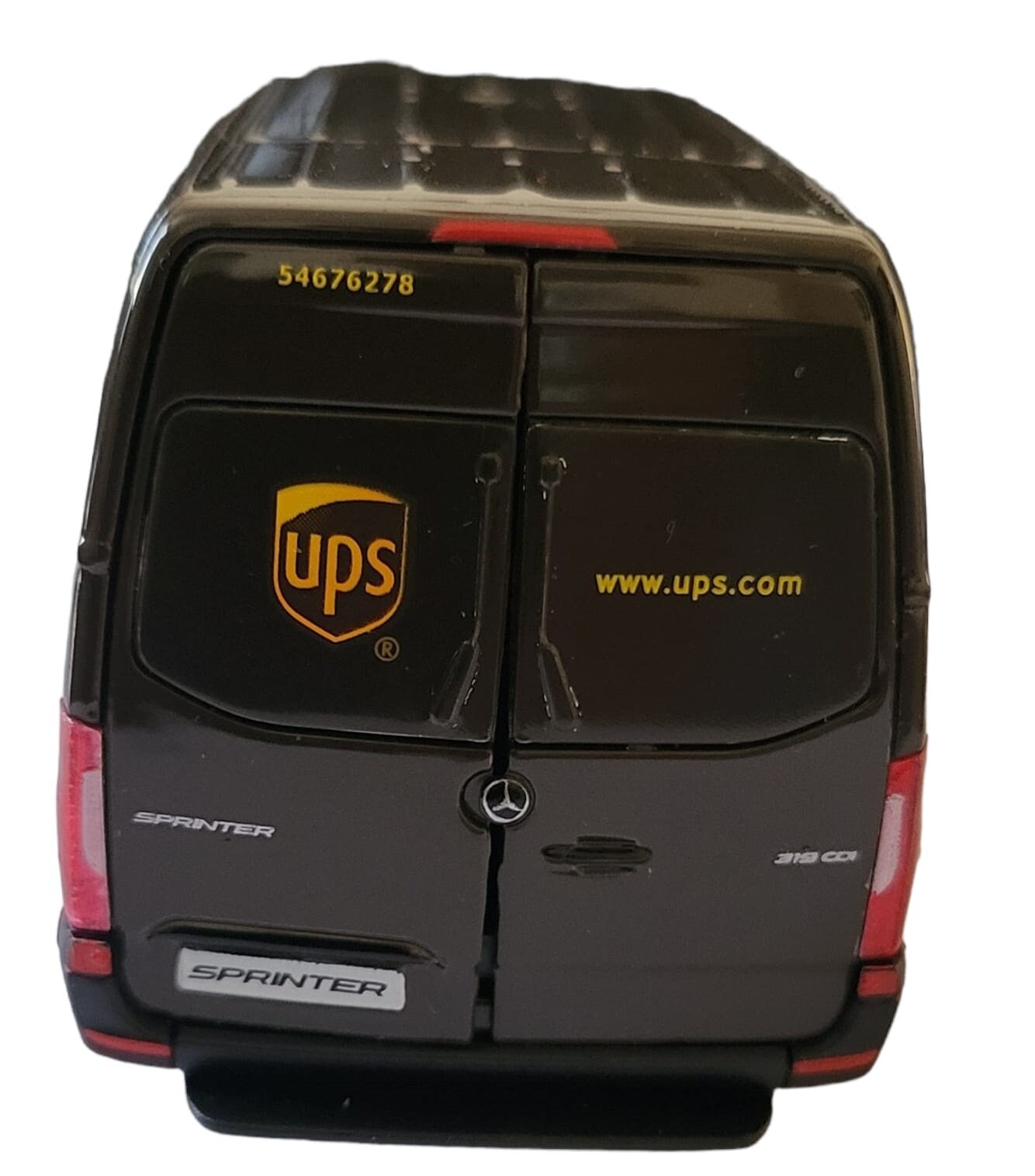 KINSMART UPS Pull Back & Go MB Sprinter Van - Diecast Model Toy for ...