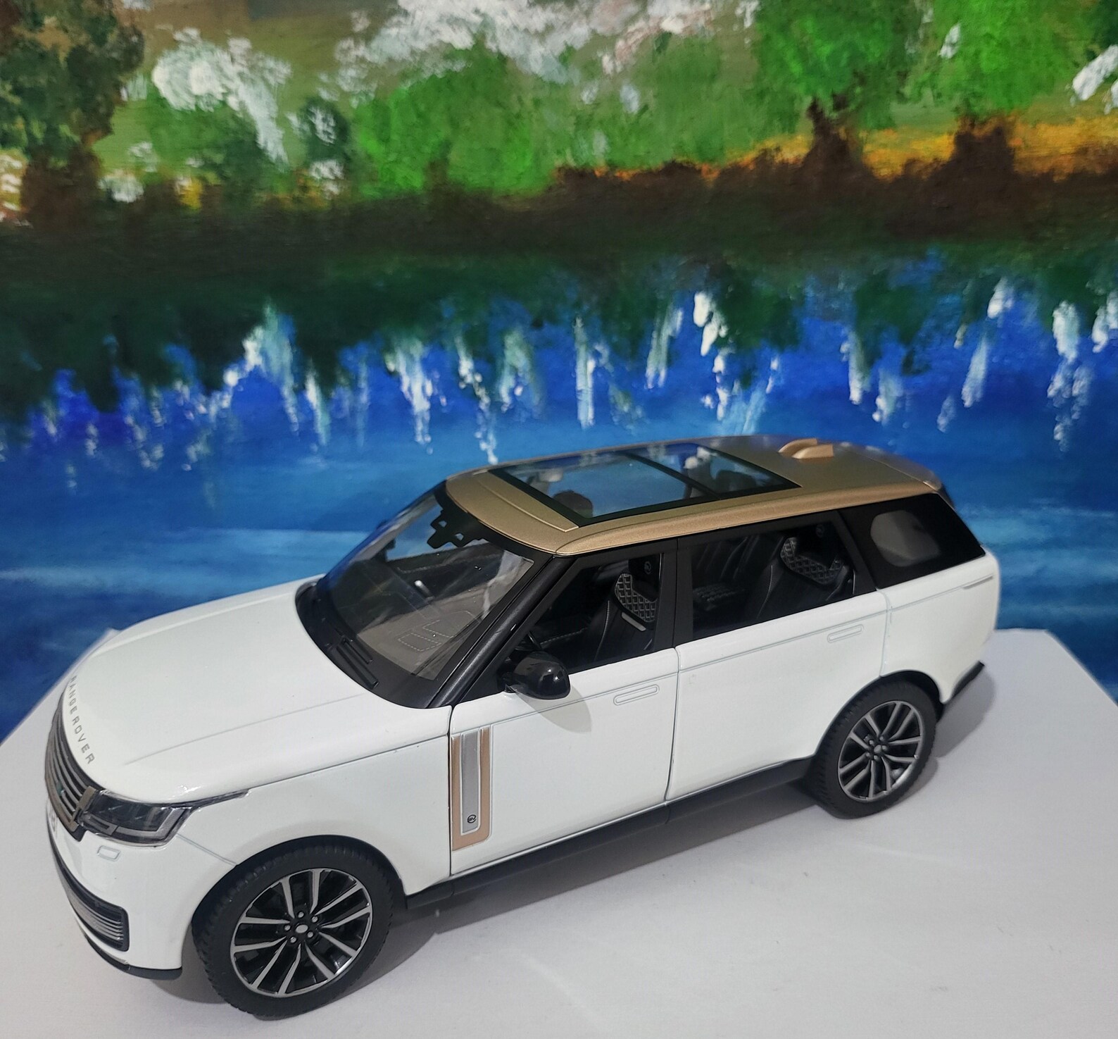 Personalized Name Plate for Range Rover SV 2022 1:24 Model - With Light ...