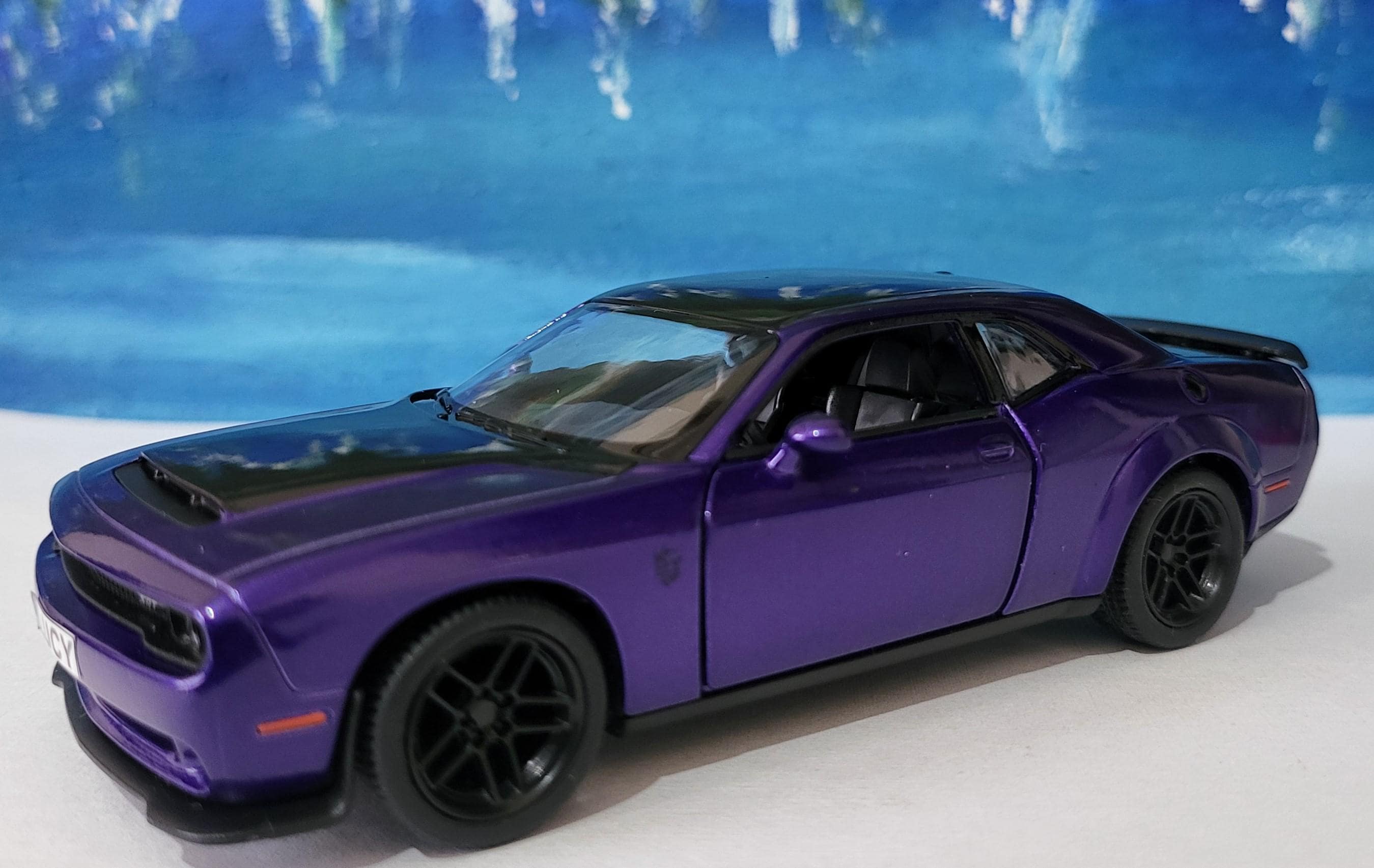 Purple Dodge Challenger SRT Demon 170 With Custom Name Plate 1:40 ...