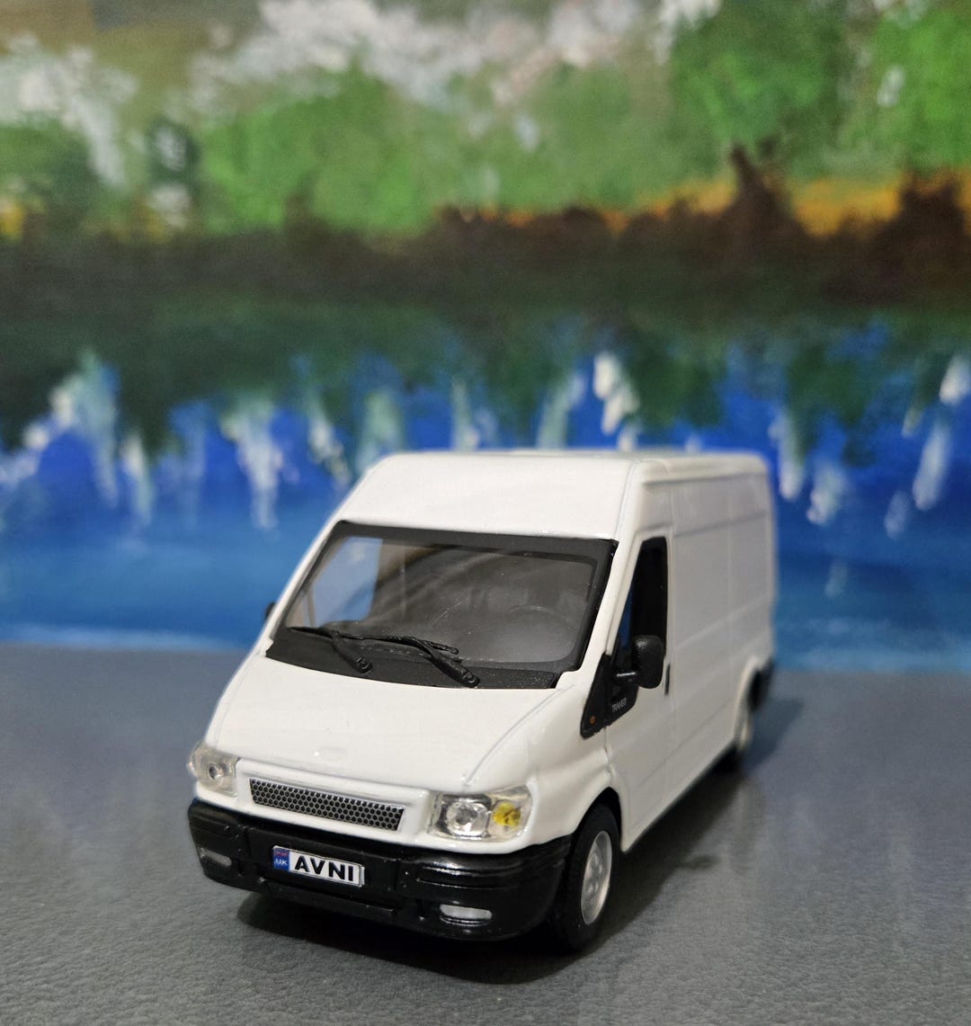 Transit Van Toy Car – Custom Name Plates | Oxford Diecast Licensed ...