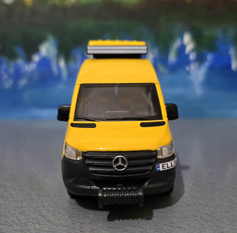 Mercedes-benz Sprinter Panel Van Die Cast Model Car 1:36 Scale Camper ...