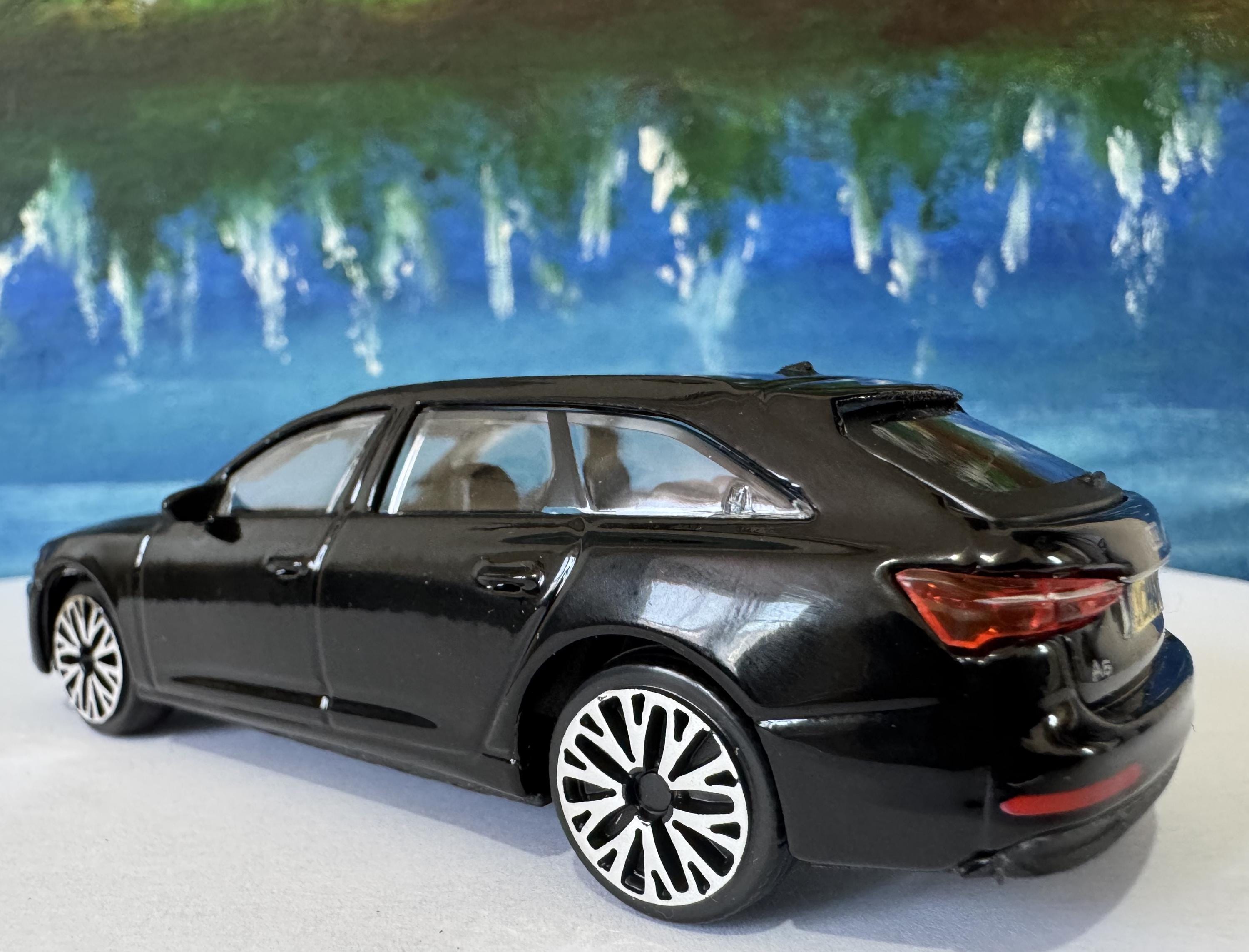 Audi A6 1:43 Scale Model Car - Custom License Plate | Personalized Gift ...