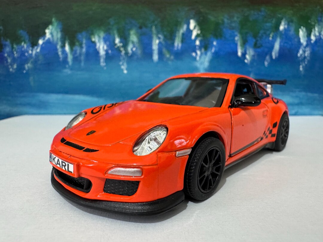Porsche 911 GT3 RS Diecast 1:36 – Custom Name Plate | Licensed by ...