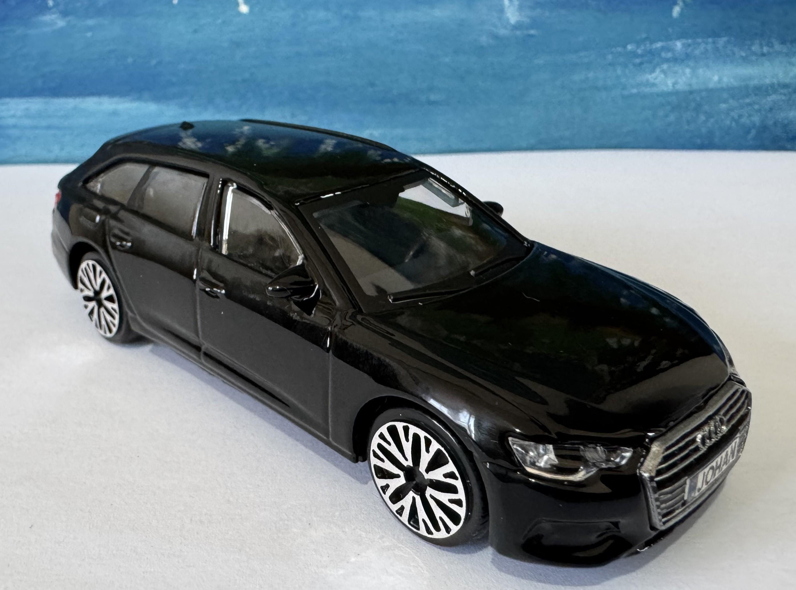 Audi A6 1:43 Scale Model Car - Custom License Plate | Personalized Gift ...