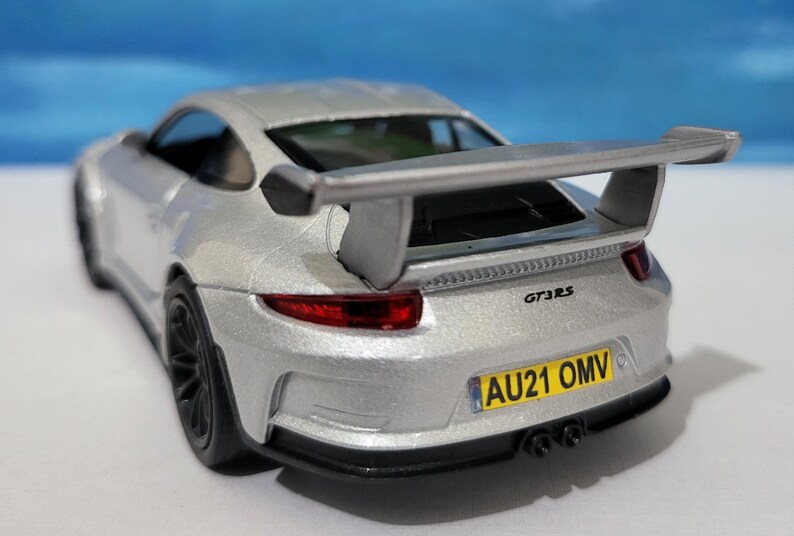 Personalized Name Plate Welly Porsche 911 GT3 RS Model Car – Gift for ...