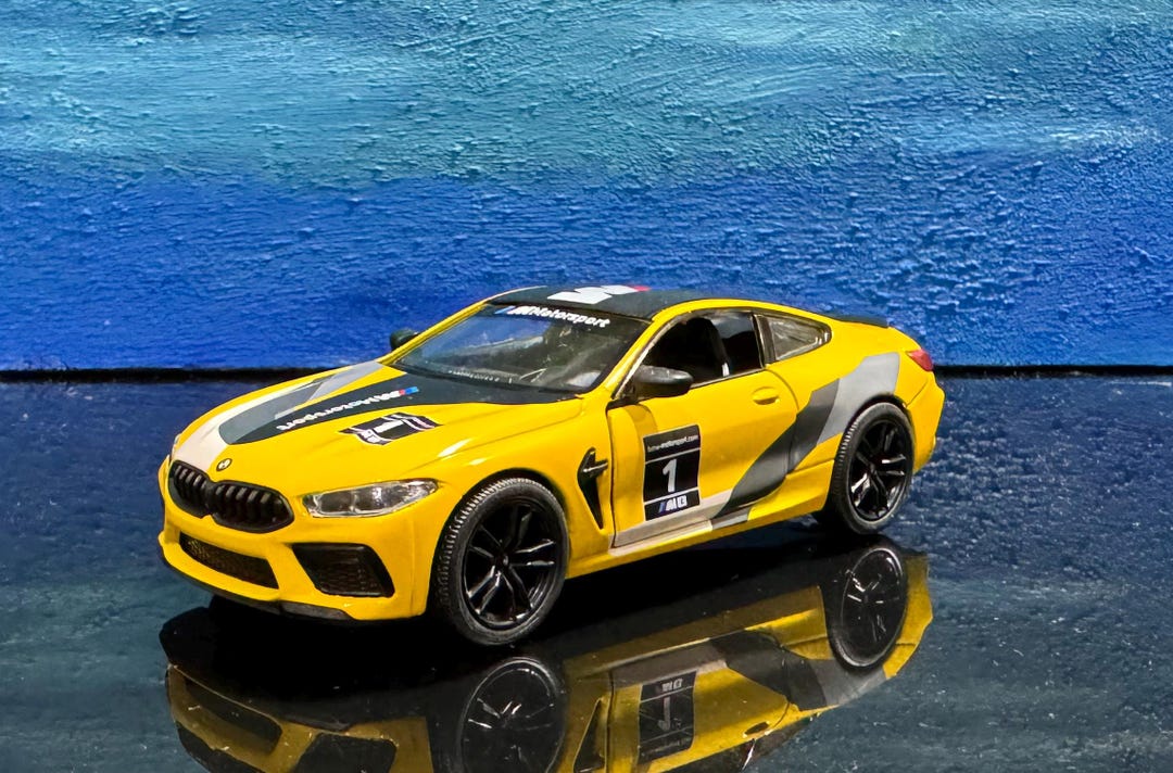 BMW M8 Competition Coupe Diecast Model 1:38 – Pull Back Toy Car With ...