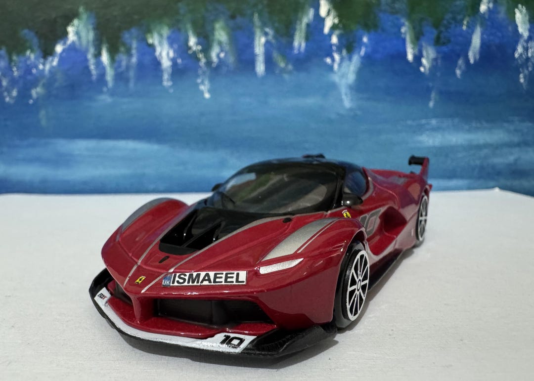 Ferrari FXX K 1:43 Scale Diecast | Custom Name Plate Boys, Girls, Mom ...