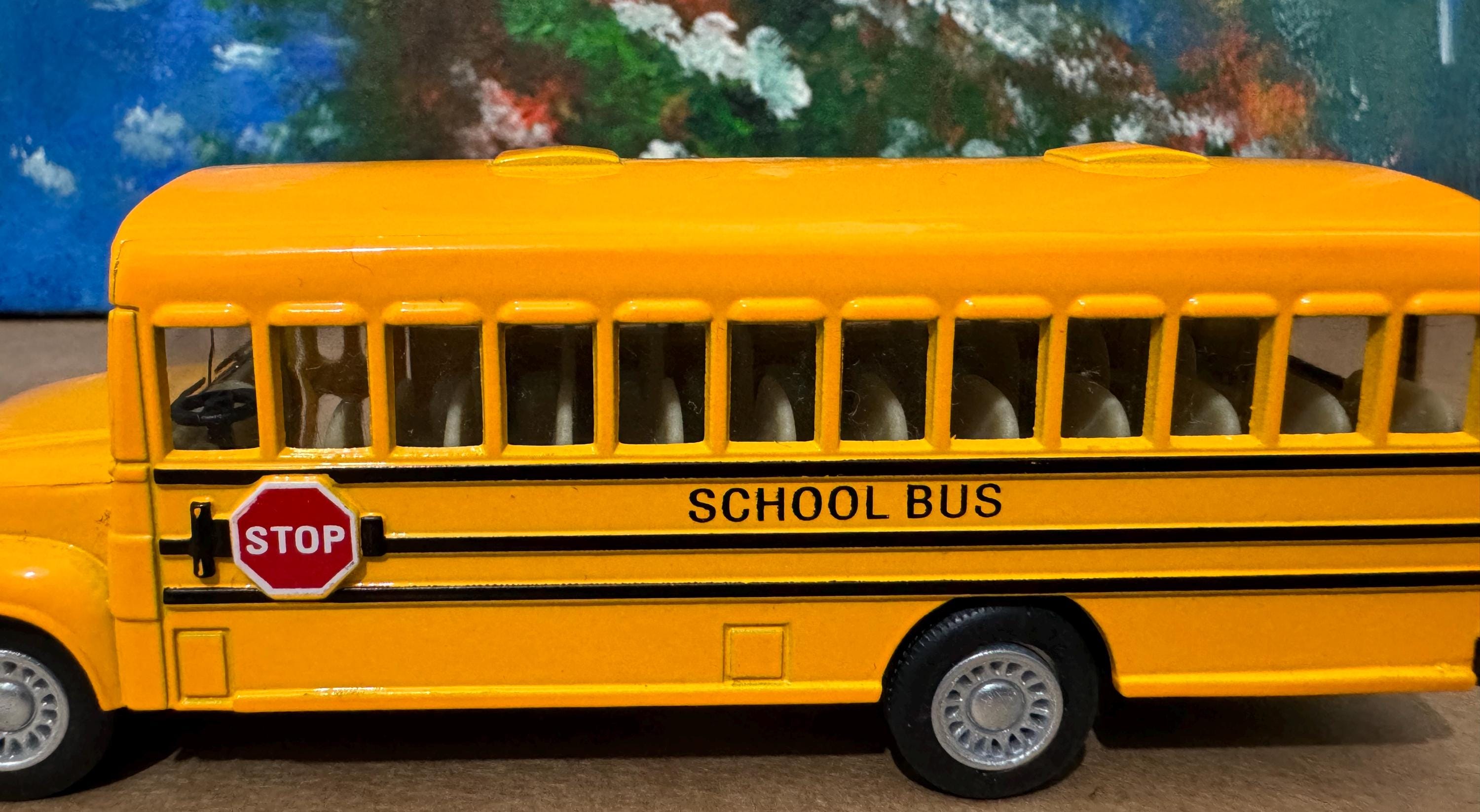 Personalized Name Plate School Bus Diecast Model: Custom Number Plate ...