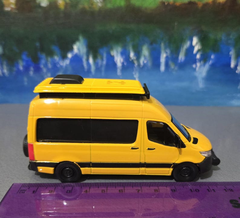 Mercedes-benz Sprinter Panel Van Die Cast Model Car 1:36 Scale Camper ...