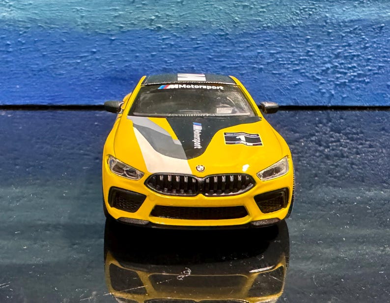 BMW M8 Competition Coupe Diecast Model 1:38 – Pull Back Toy Car With ...