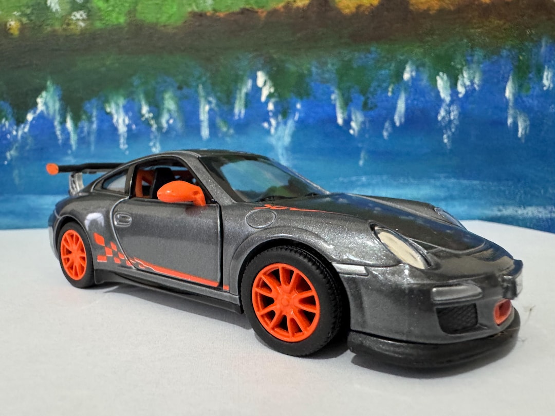 Kinsmart Porsche GT3 RS Diecast Model – Personalized Name Plate, Gift ...