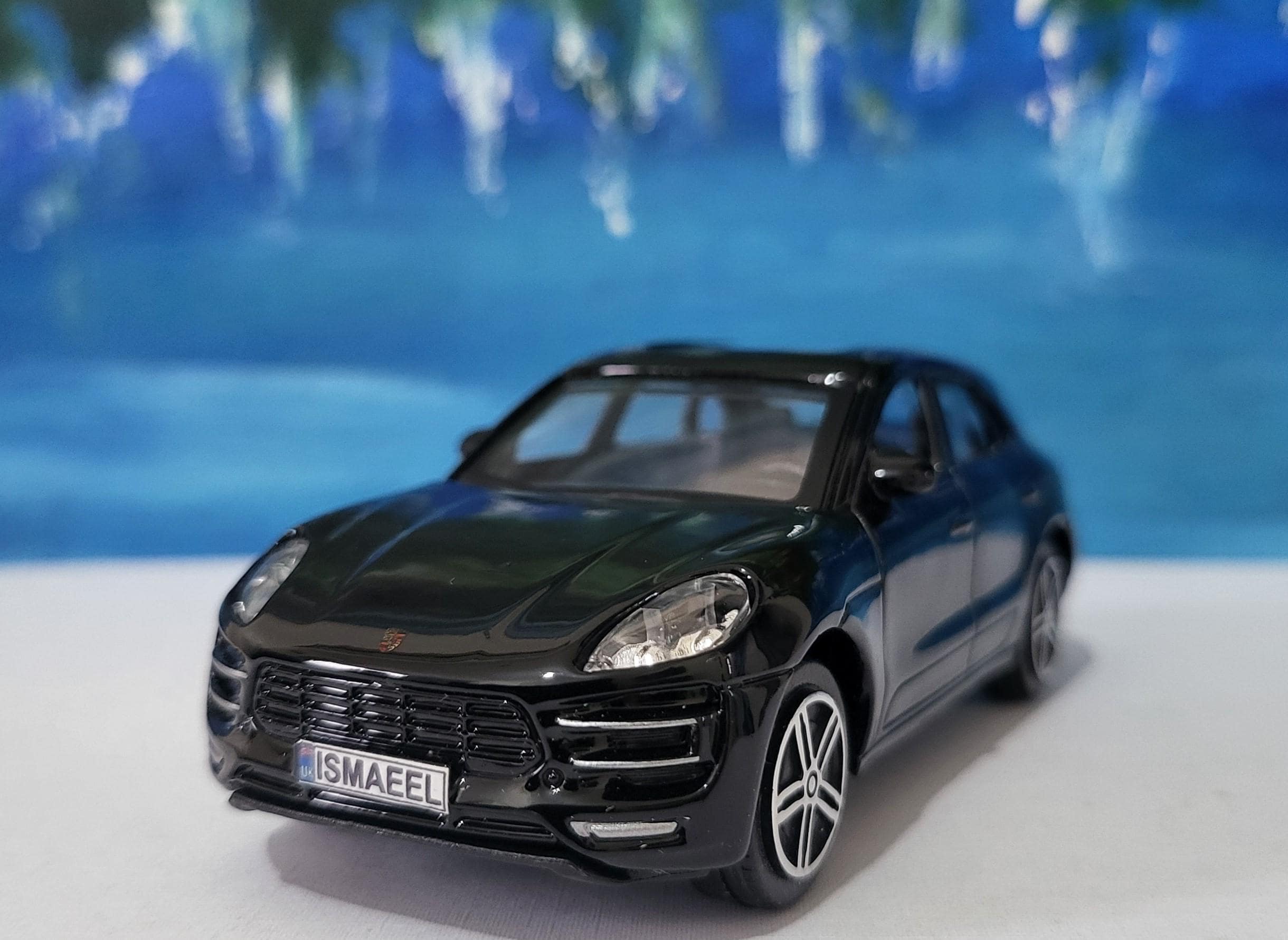 Personalised Plates – Porsche Macan Toy Car – 1:43 Scale Diecast Model ...