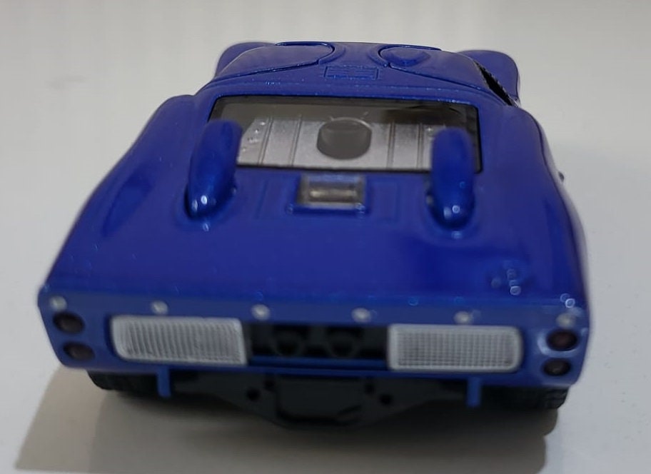 BLUE Toy Car Ford GT 40 MKII 1:32 Pull Back Action, Open Doors, Fun Toy ...