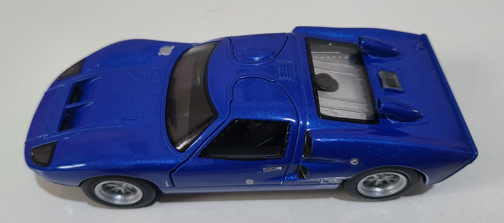 BLUE Toy Car Ford GT 40 MKII 1:32 Pull Back Action, Open Doors, Fun Toy ...