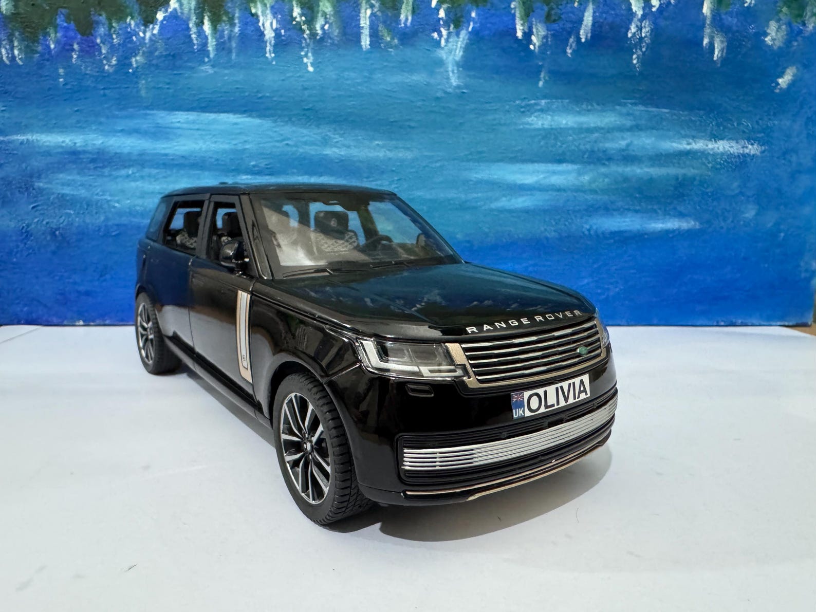 Personalized Name Plate for Range Rover SV 2022 1:24 Model - With Light ...