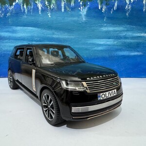 Personalized Name Plate for Range Rover SV 2022 1:24 Model - With Light ...