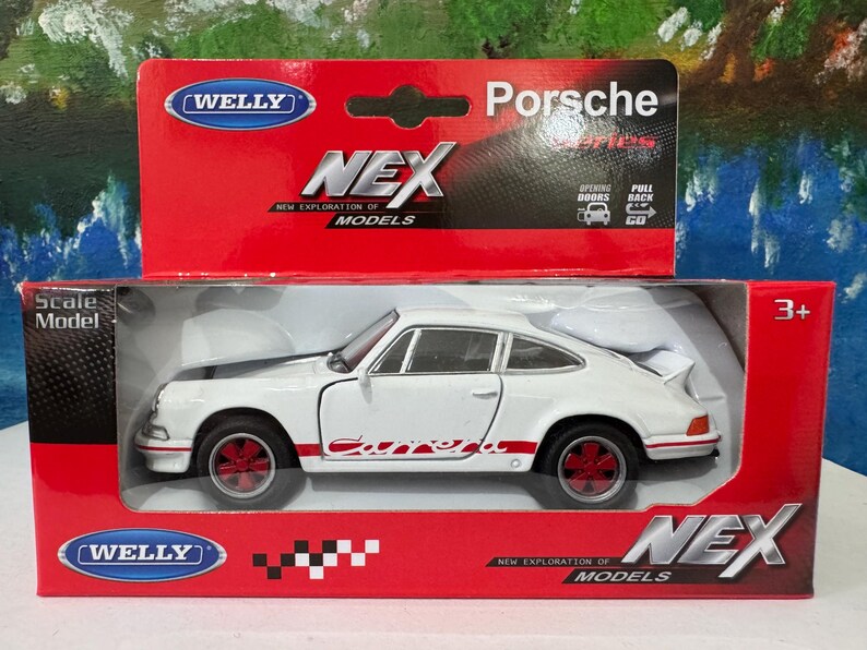 1973 Porsche Carrera RS 2.7 Diecast 1:32 Custom Name Plate Classic ...