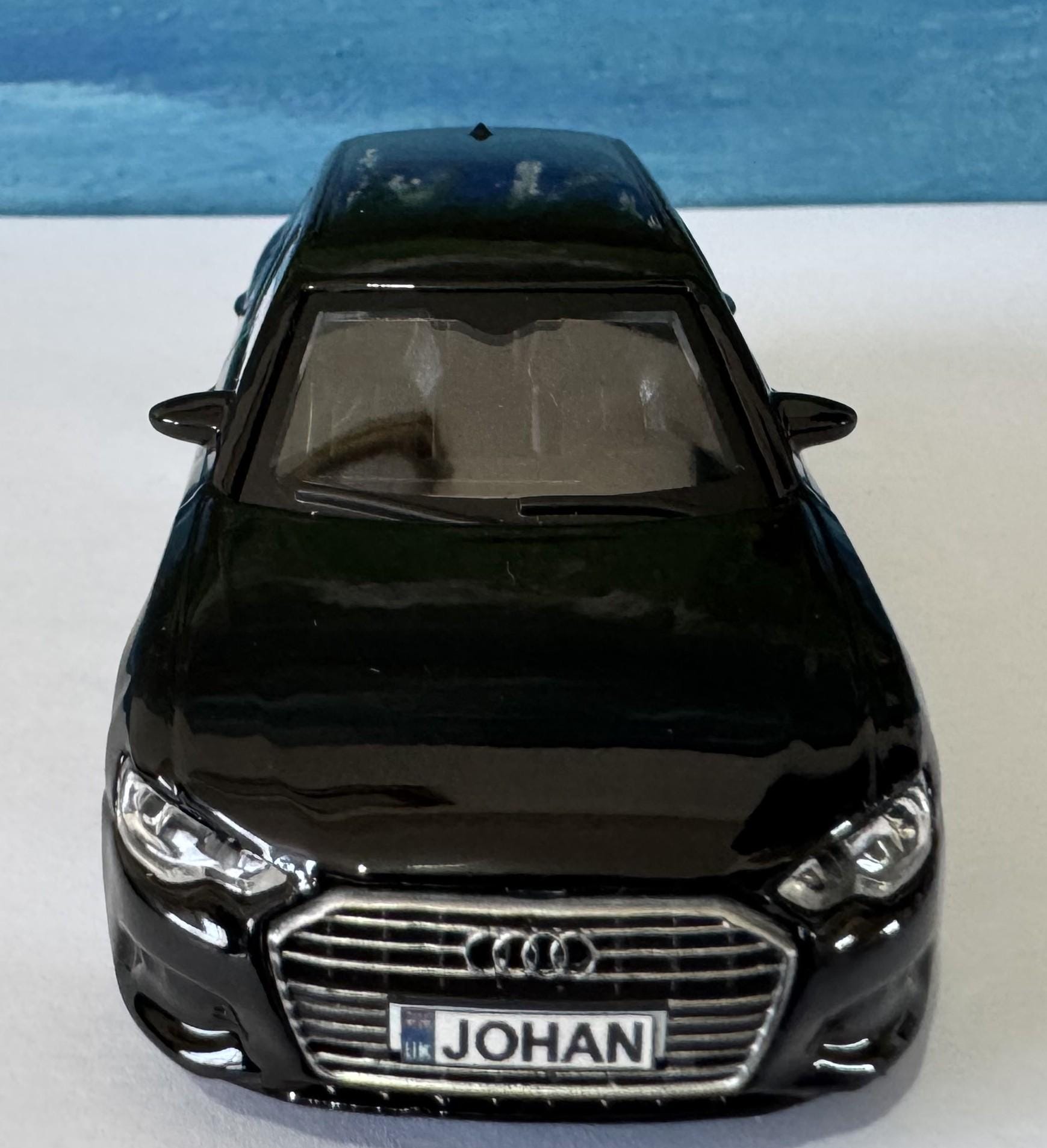 Audi A6 1:43 Scale Model Car - Custom License Plate | Personalized Gift ...