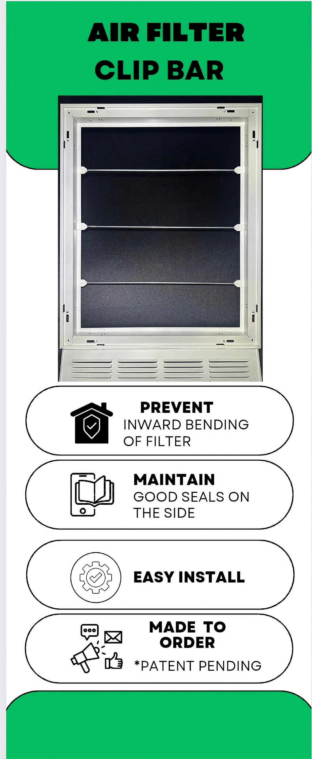 Air Filter Retention Clip Bar - Etsy