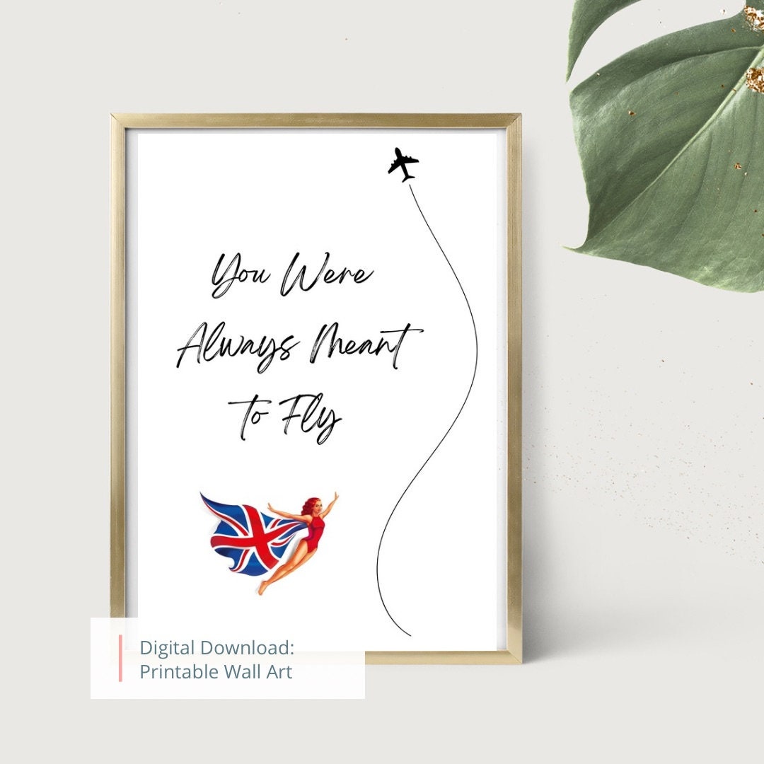 Virgin Atlantic Cabin Crew Digital Print for DIY Gift, Flight Attendant ...