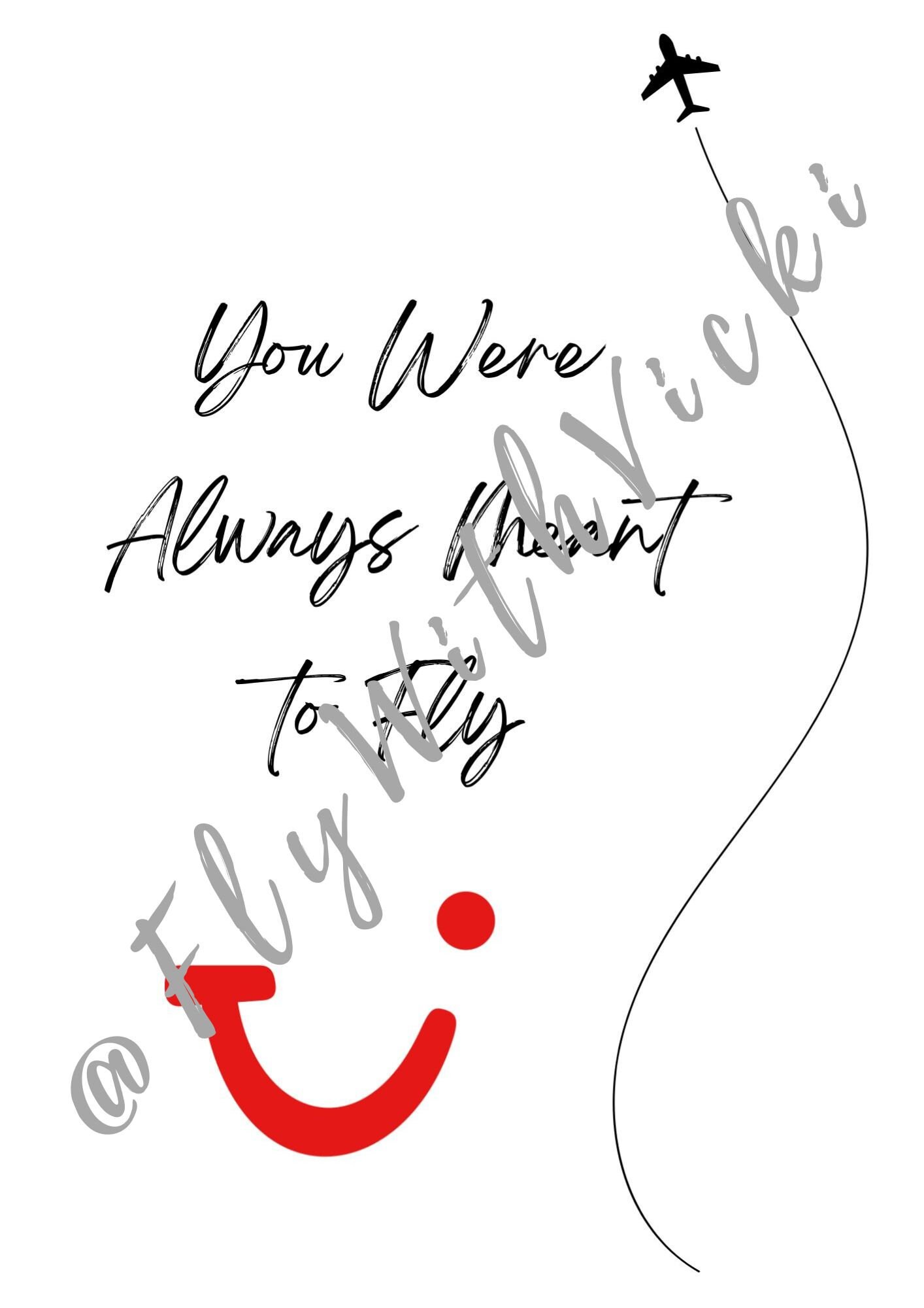 Tui Cabin Crew Digital Print for DIY Gift, Tui Flight Attendant ...