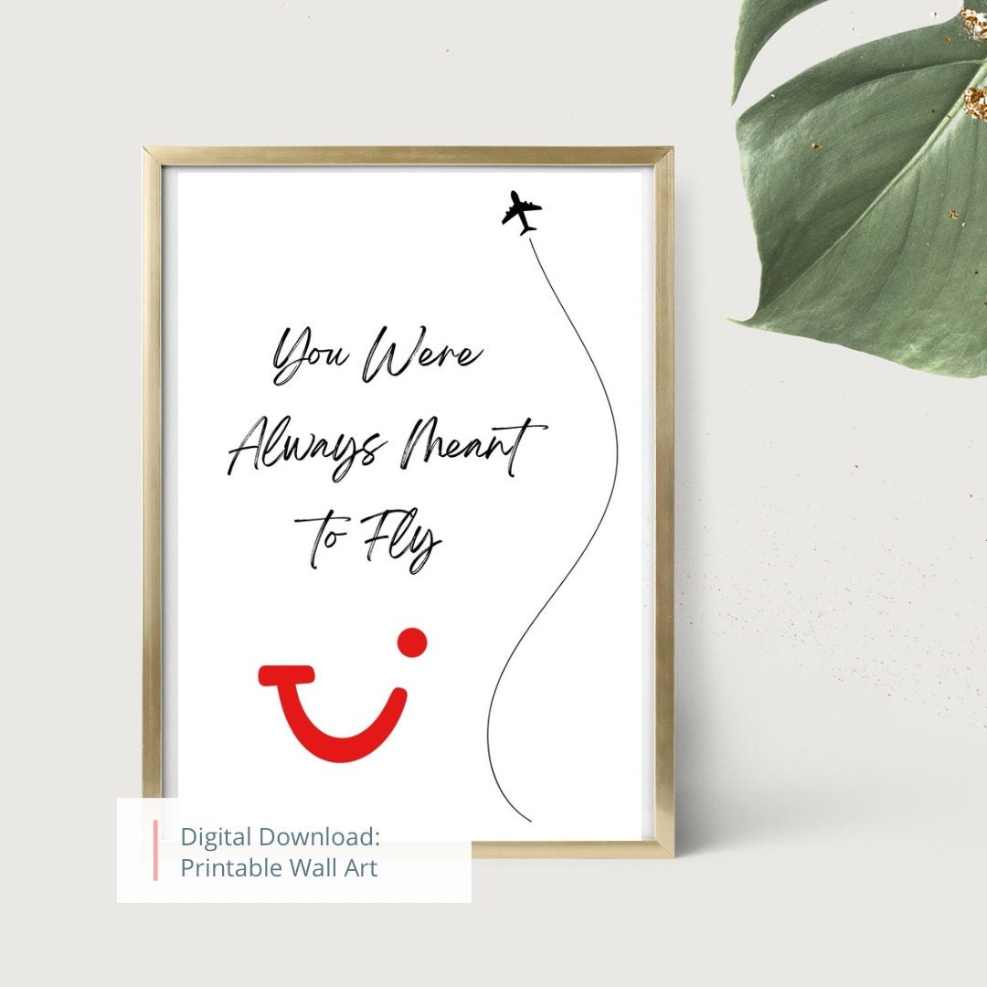 Tui Cabin Crew Digital Print for DIY Gift, Tui Flight Attendant ...