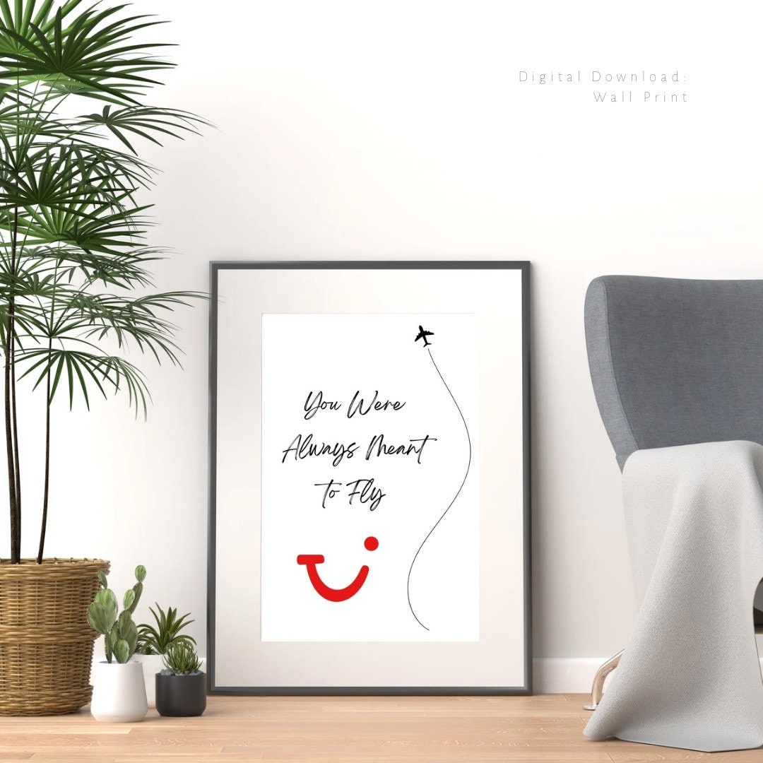 Tui Cabin Crew Digital Print for DIY Gift, Tui Flight Attendant ...