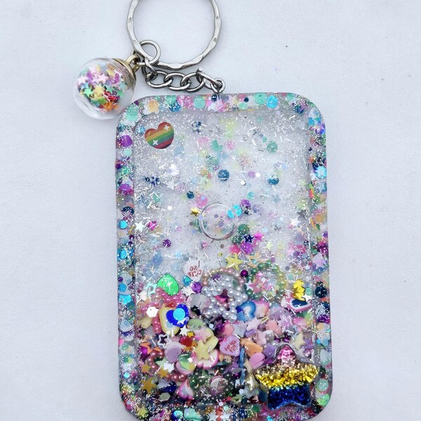 Liquid Keychain - Etsy