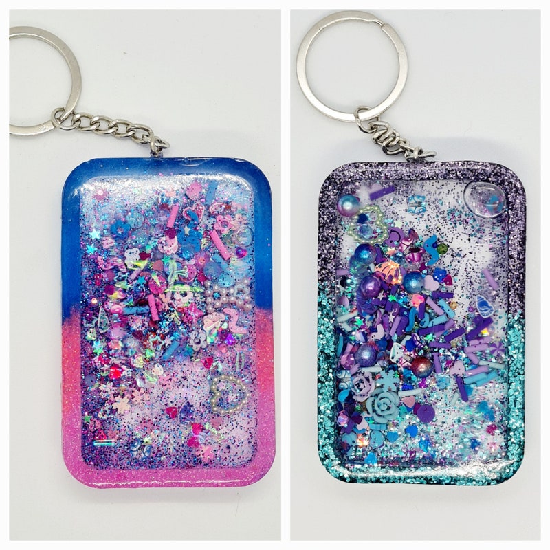 Liquid Keychain - Etsy