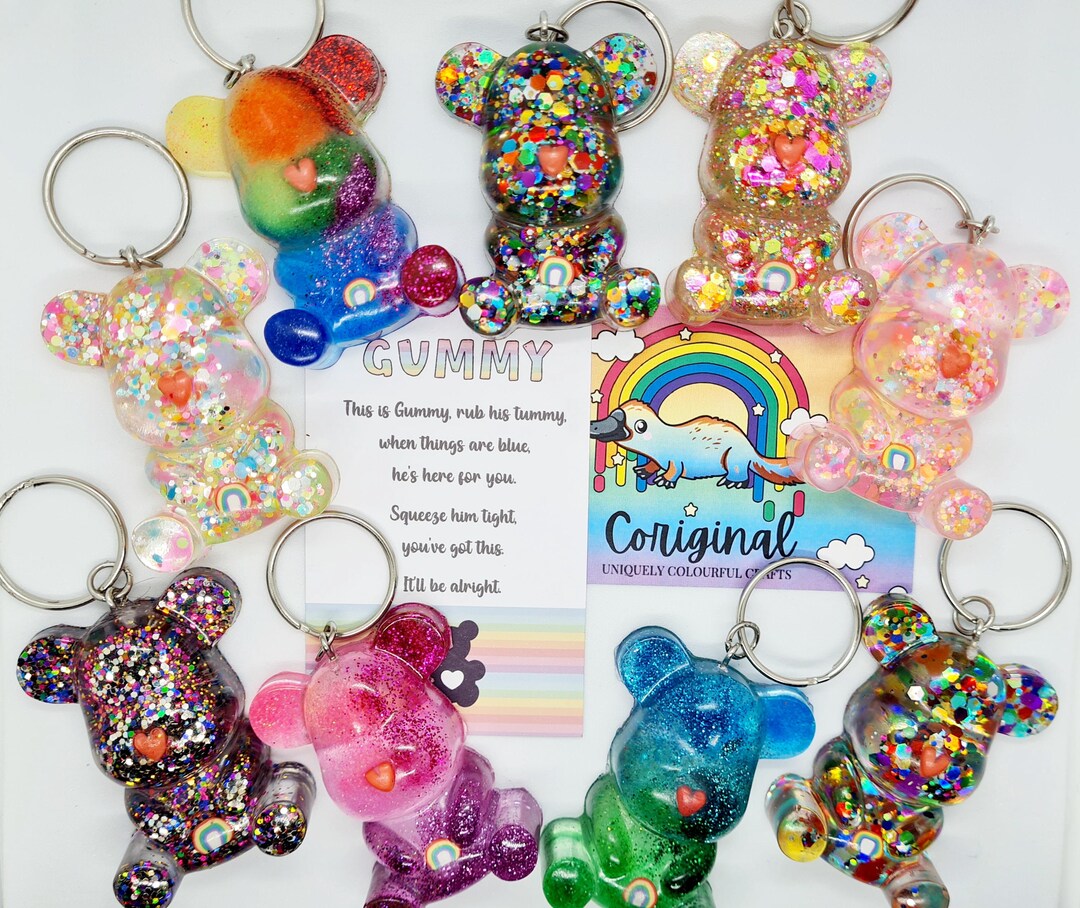 Custom Pocket Hug Worry Bear, Anxiety Relief, Children's Kid's Mental ...