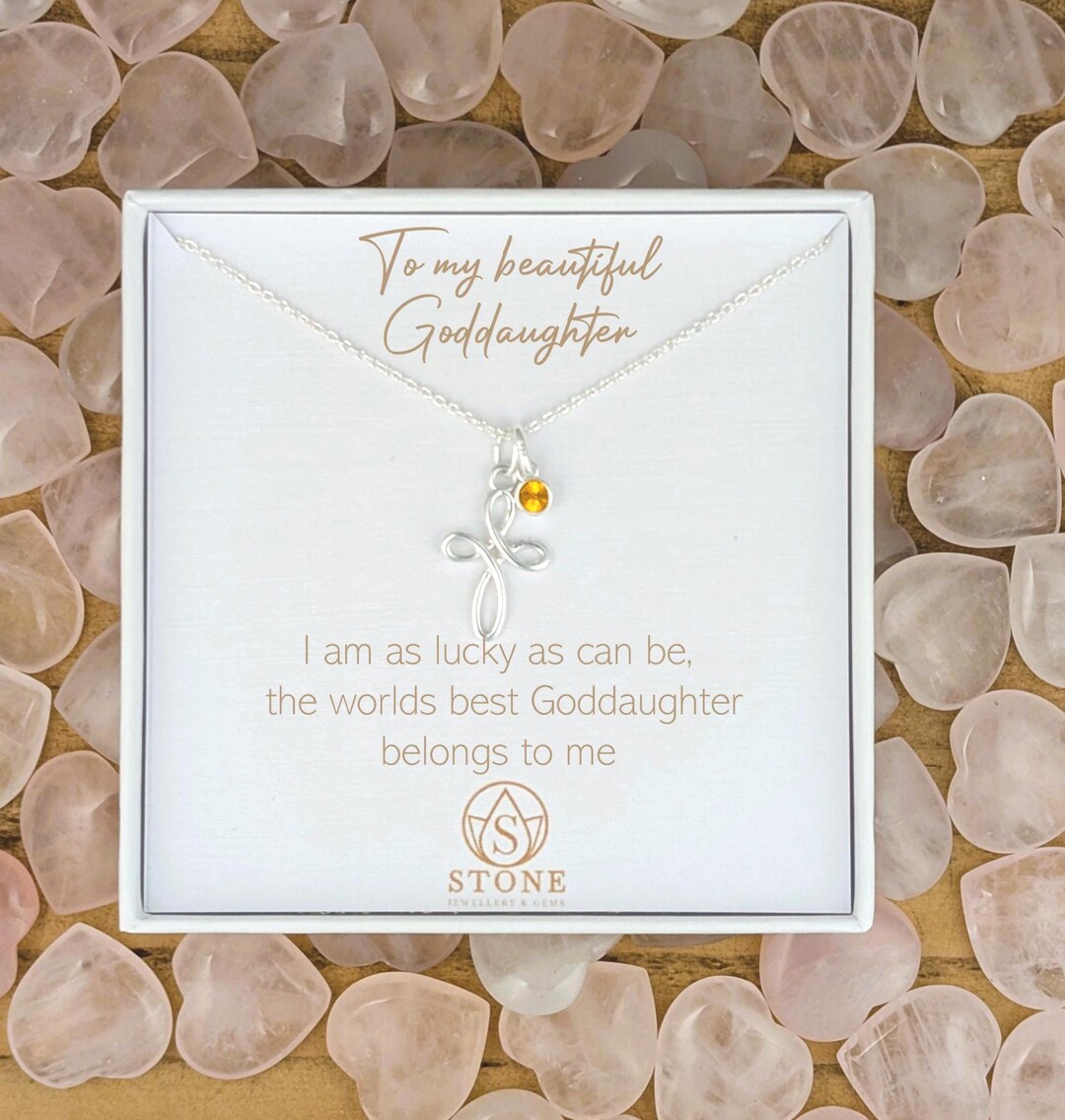Goddaughter Infinity Heart 925 Sterling Silver Personalised Jewelry ...