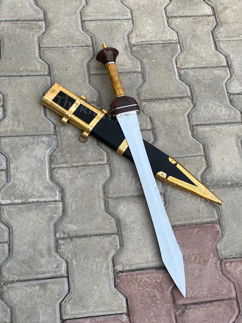 Hand Forged Roman Gladius Sword Replica | Gift for Him & Husband ...
