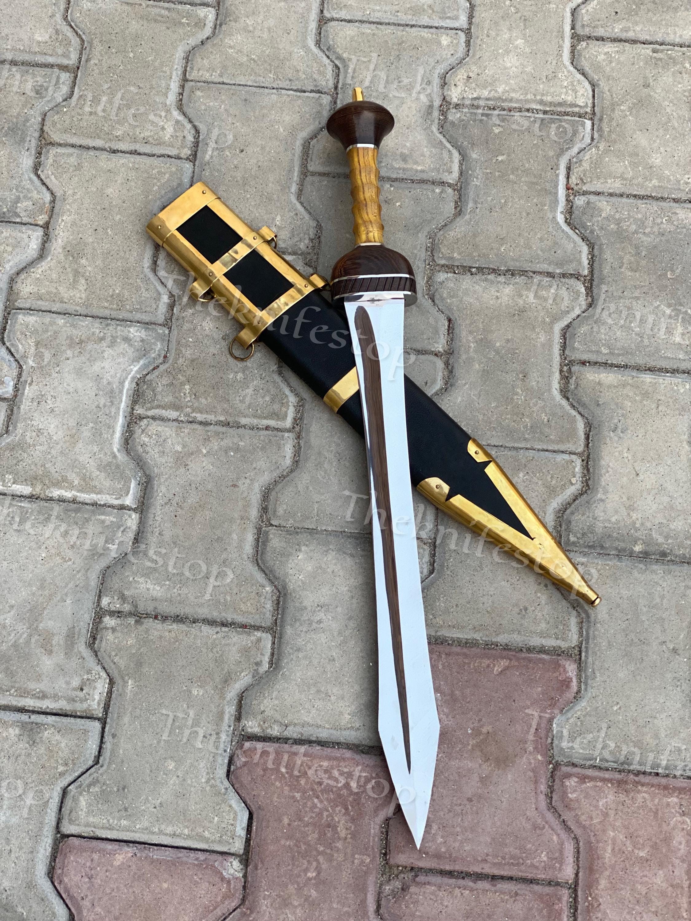 Hand Forged Roman Gladius Sword Replica | Gift for Him & Husband ...