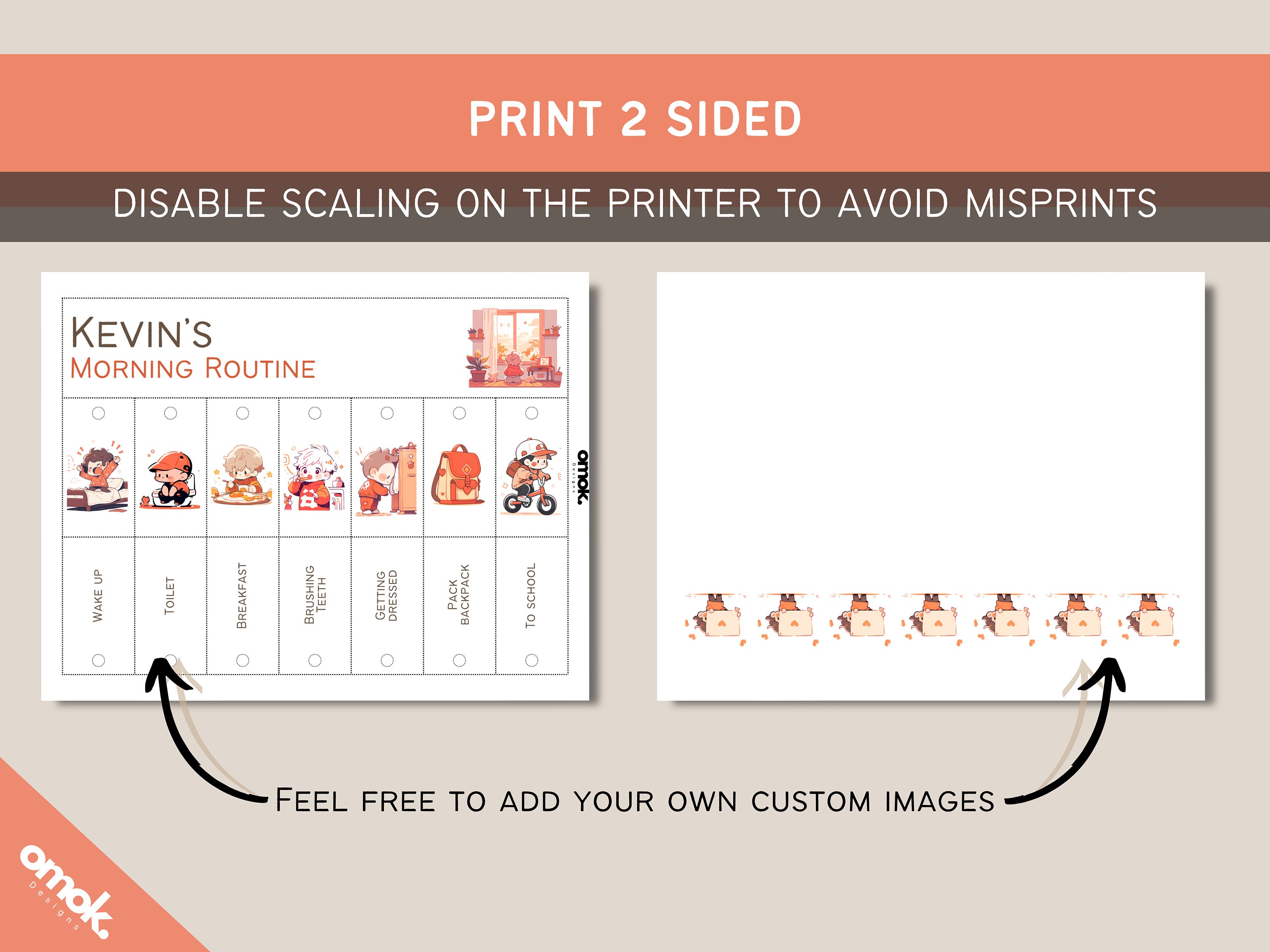 Flip Chart Kids Daily Routine Cards Toddler Rhythm Morning Evening ...