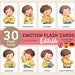 Kids Emotions Flashcards Large Montessori Feelings Cards Printable ...