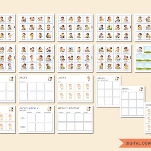 Daily Routine Cards Visual Schedule for Kids Daily Rhythm Chore Chart ...
