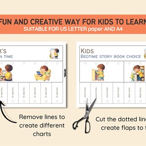 Morning & Evening Routine Flip Chart, Editable Visual Schedule ...