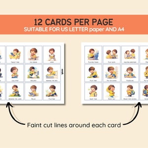 Daily Routine Cards Visual Schedule for Kids Daily Rhythm Chore Chart ...