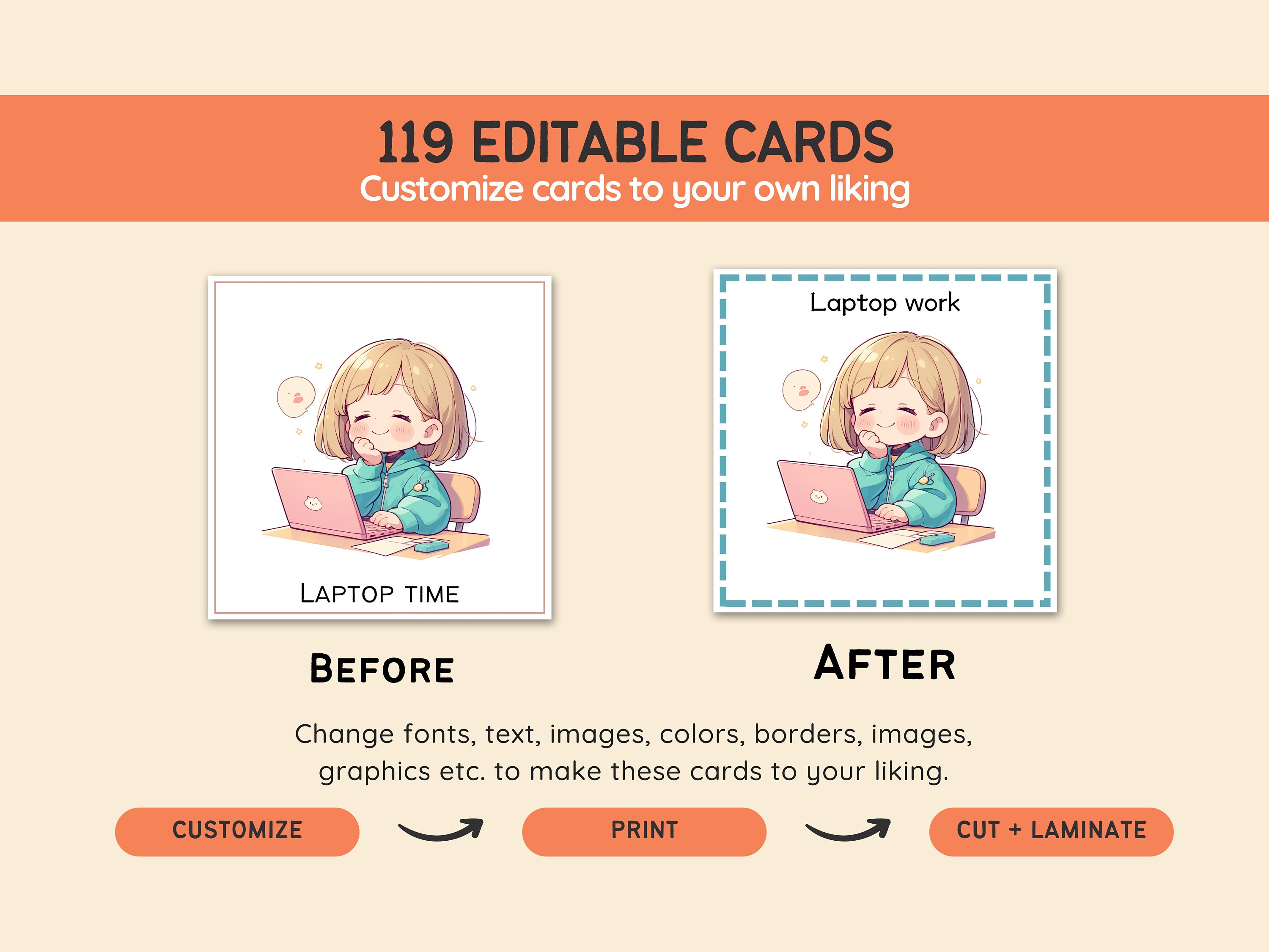 Morning & Evening Daily Routine Cards Visual Schedule for Kids Daily ...