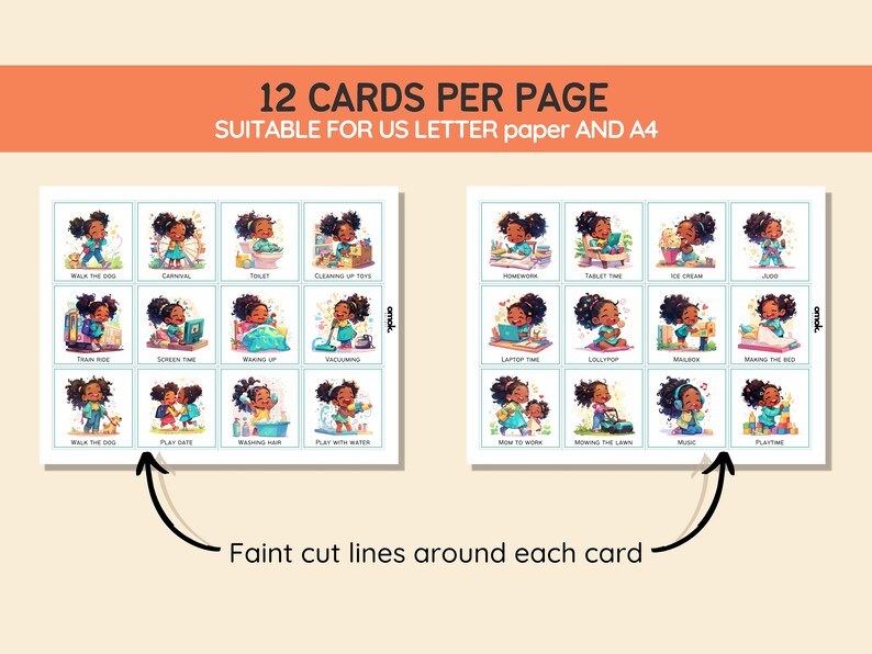 Daily Routine Cards Visual Schedule for Kids Daily Rhythm Chore Chart ...