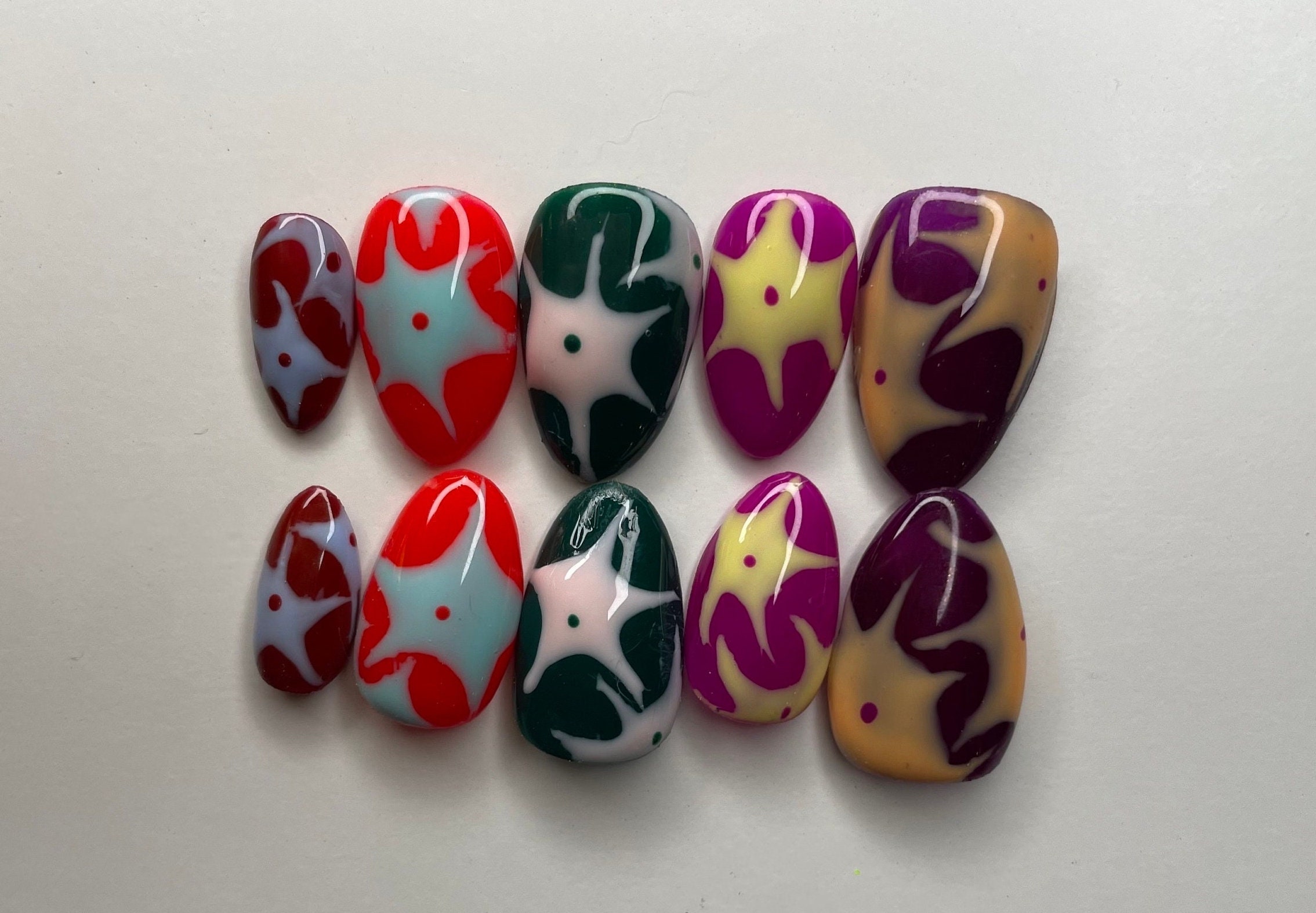 Firing Neurons Acrylic Press on Nails - Etsy