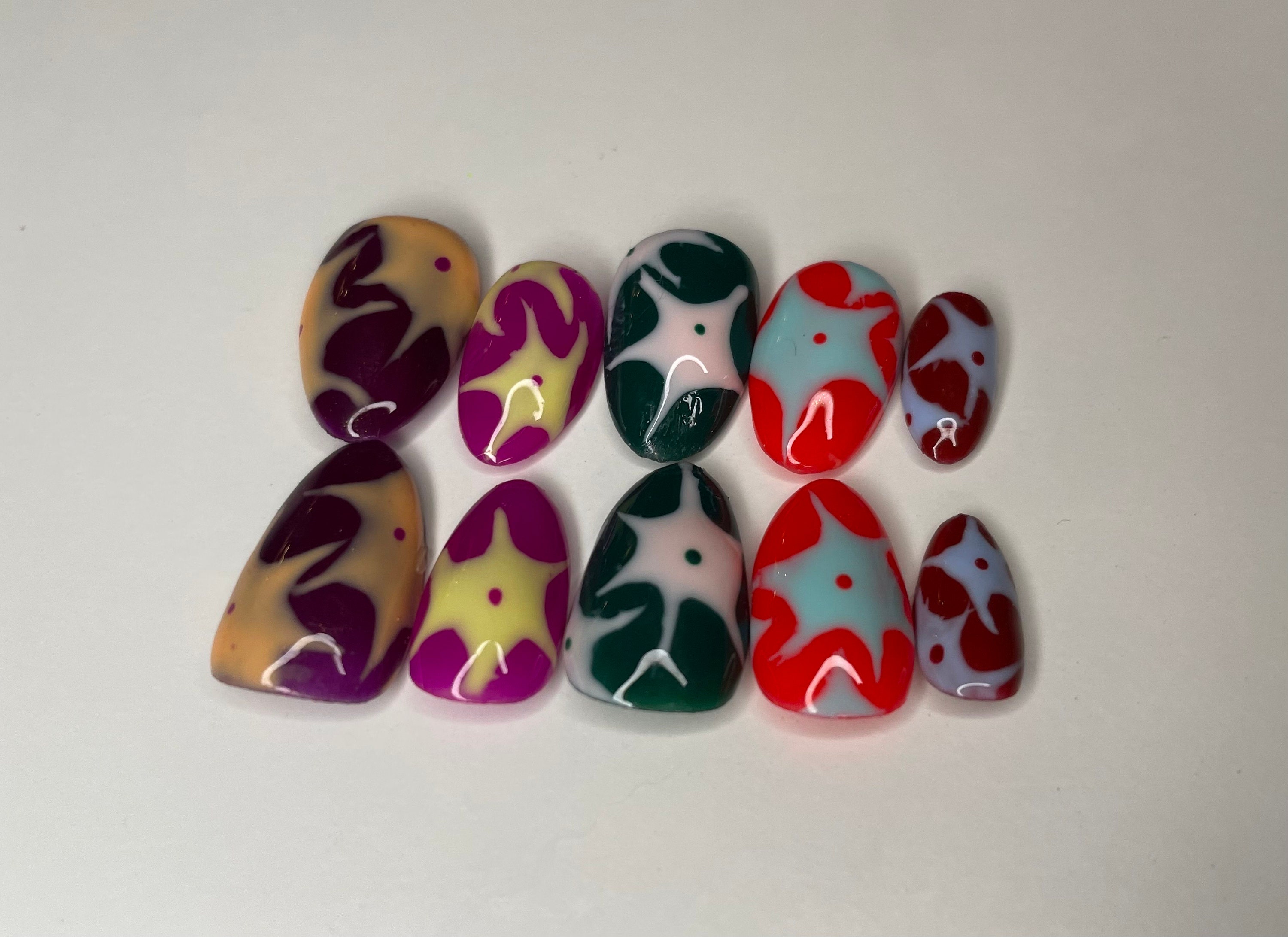 Firing Neurons Acrylic Press on Nails - Etsy
