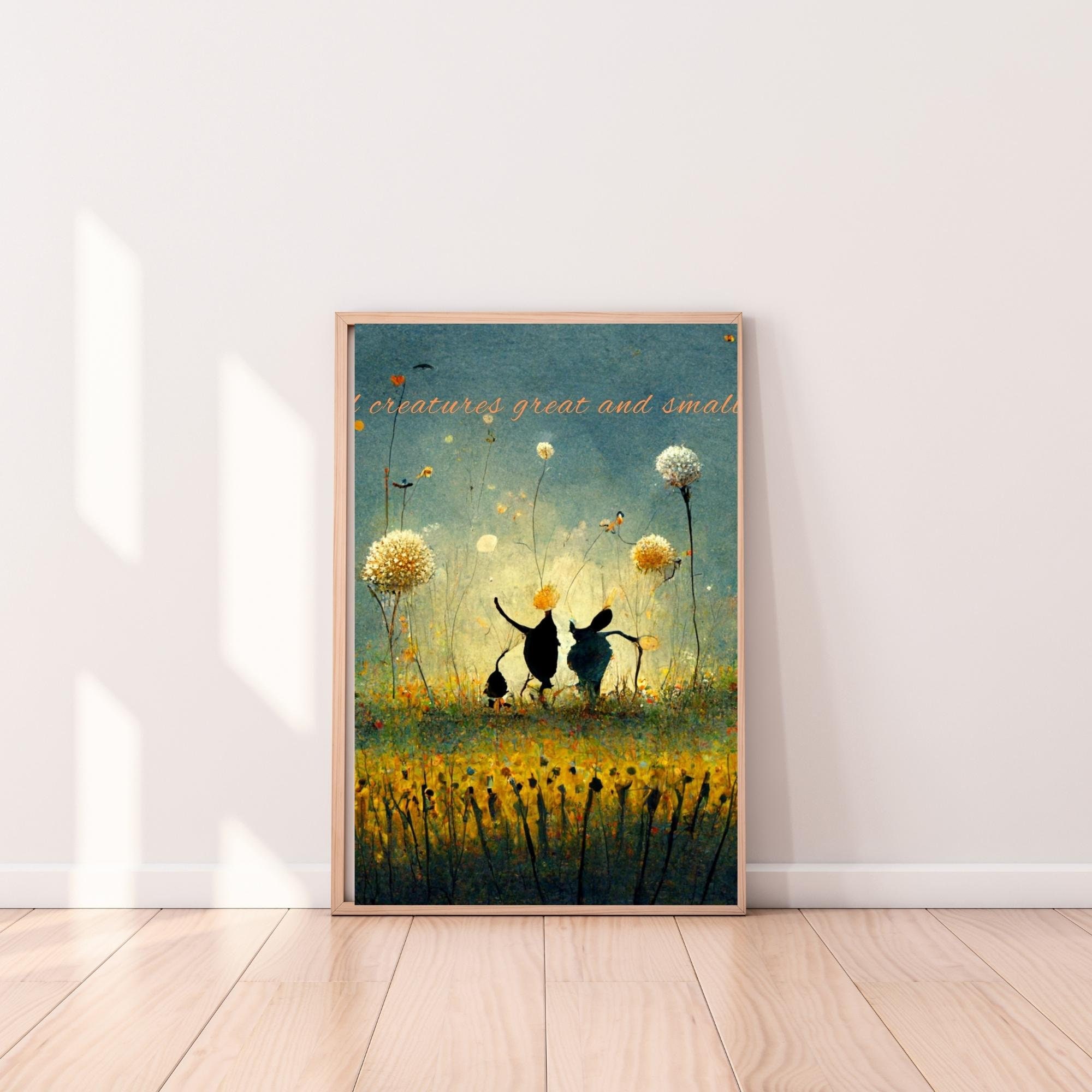 All Creatures Great and Small Art, Digital Download, Instant Download ...