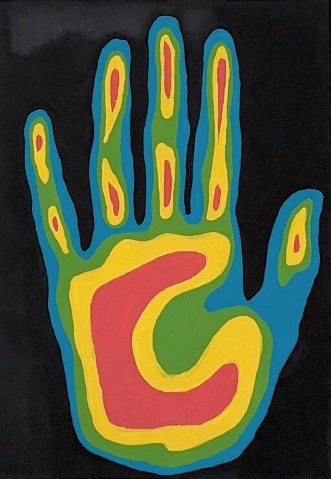 Thermal Hand Print - Etsy