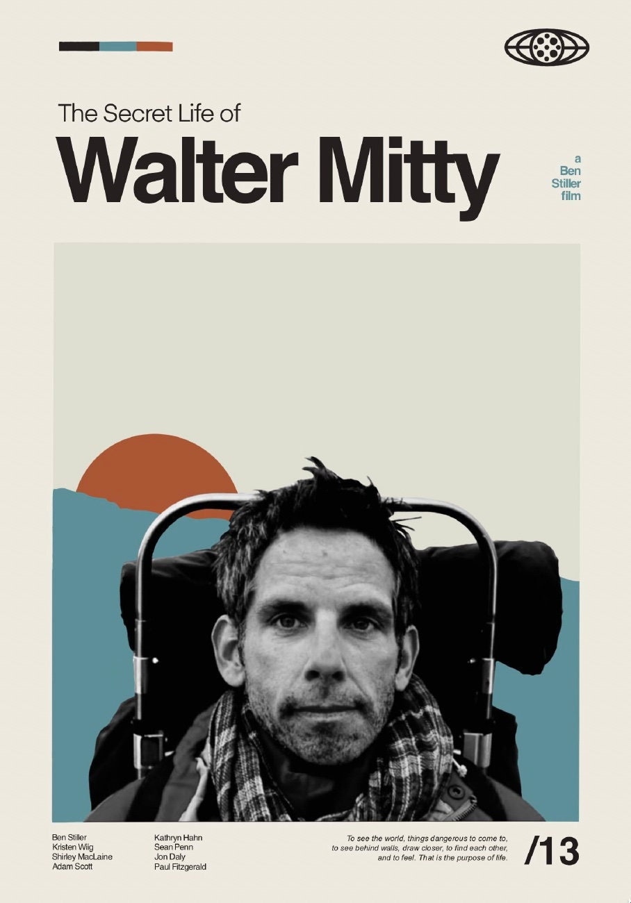 The Secret Life Of Walter Mitty Poster
